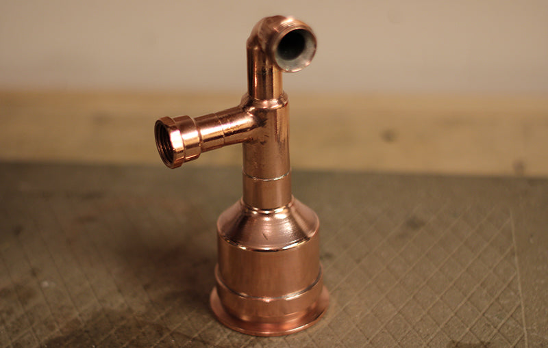 Copper Pot Still Head – Audeamus Distilling